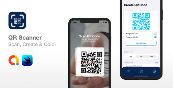 Qr Scanner Create Color And Scan Qr Codes Swiftui Graphicfort